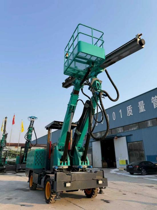 Wheeled double-arm tunnel boring machine – dhefactory